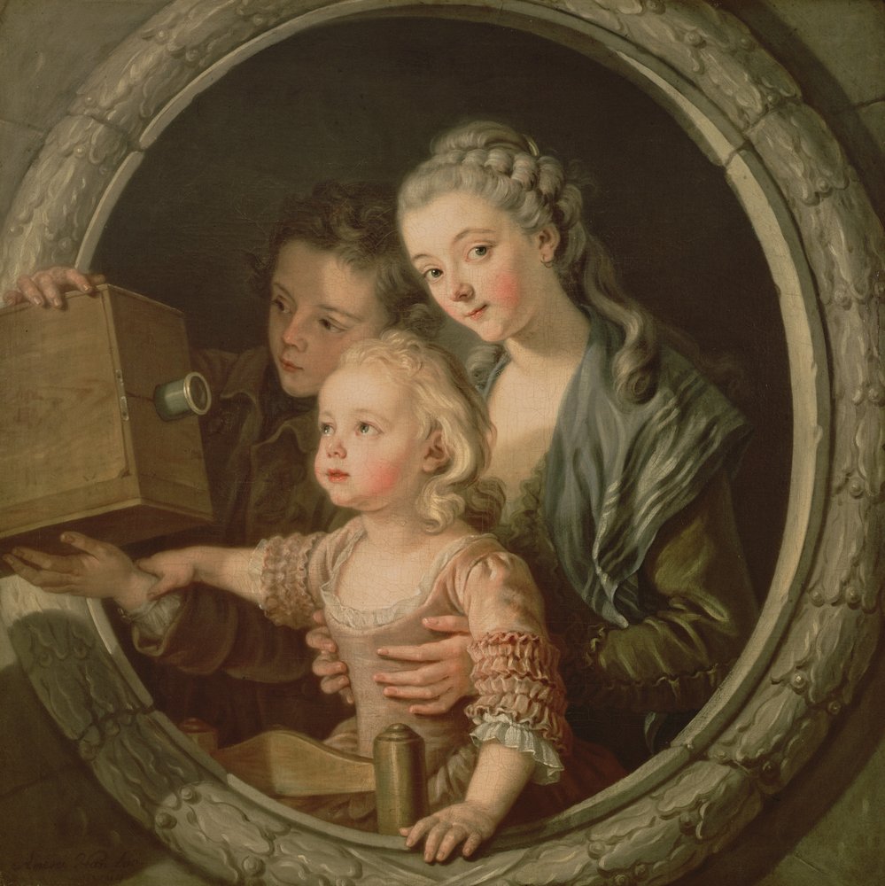 The Camera Obscura, 1764 by Charles Amedee Philippe van Loo